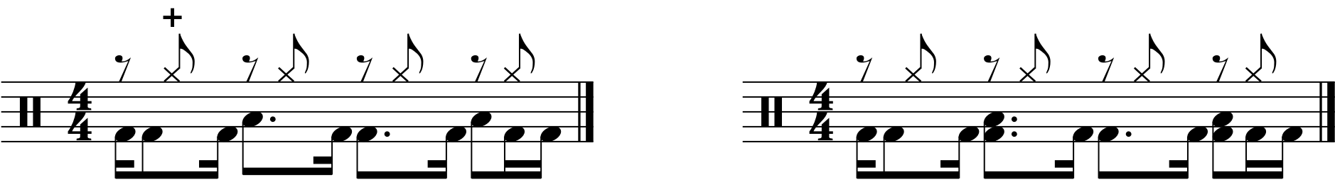 16th Note '34432' Kick Placement In 4/4 Grooves